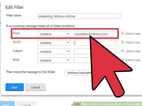 How To Edit And Remove Filters On Yahoo Mail Steps