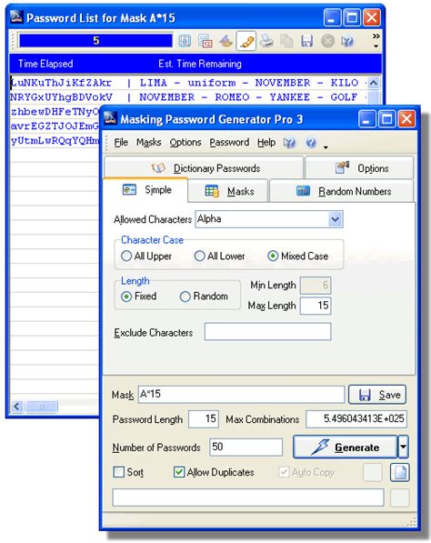 Masking Password Generator Pro Screenshot And Download At
