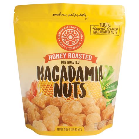 Hawaiian Macadamia Co Honey Roasted Macadamia Nuts 20 Oz 1996991