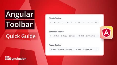 Angular Toolbar The Ultimate Feature Walkthrough Self Guided