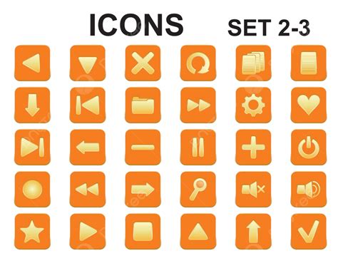 Square Icons With Rounded Corners Mobile Left Element Vector Mobile
