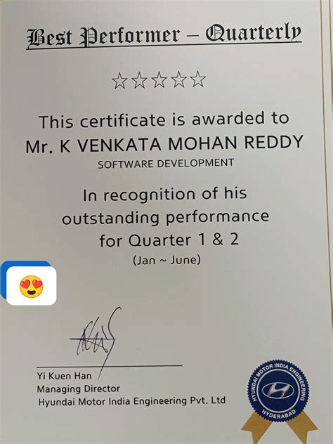 K Venkata Mohan Reddy On Linkedin Hmie Hyundaimotorgroup