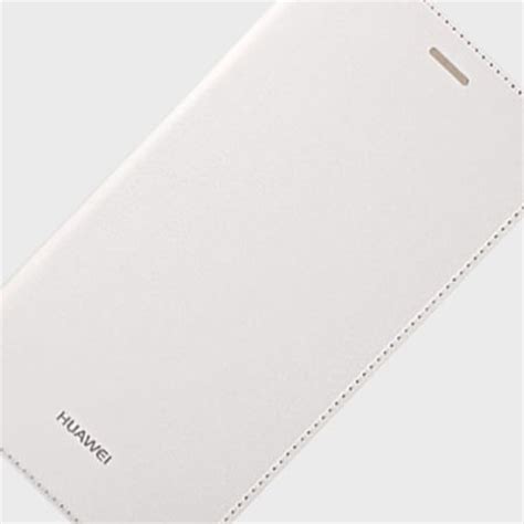 Official Huawei P Lite Flip Cover Case White