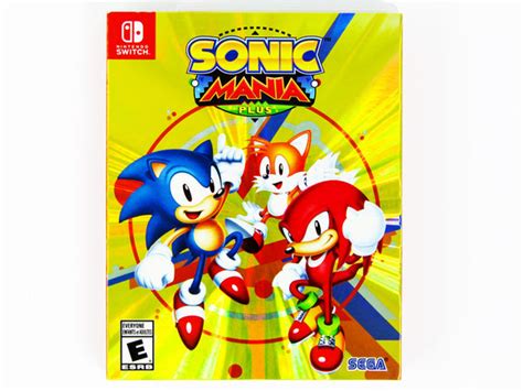 Sonic Mania Plus Artbook Edition Nintendo Switch Retromtl