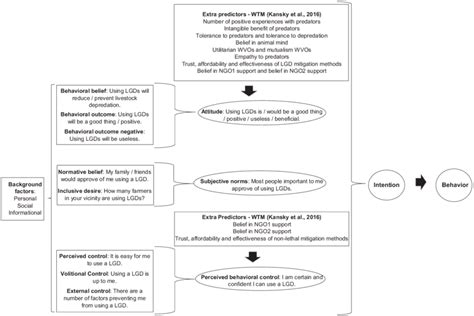 Conceptual Framework For Theory Of Planned Behavior Depicting Pathways Download Scientific