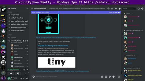 Circuitpython Weekly Meeting For September 30 2024 Circuitpython Circuitpython Adafruit