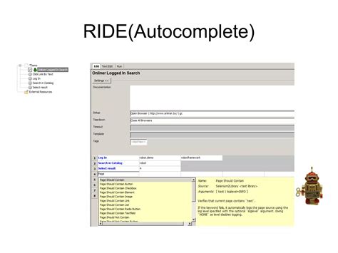 Ян Габис Robotframework автоматизированое тестирование для всех Ppt