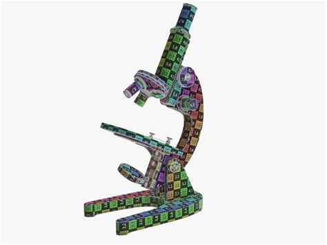 의학 현미경 3d 모델 29 Max Fbx Obj Free3d