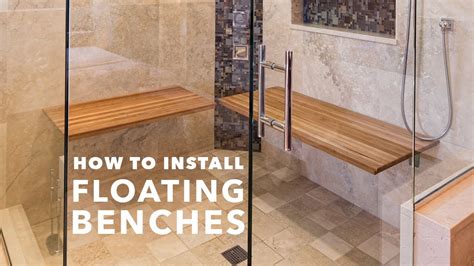 How To Install Floating Benches Carry Capacities Up To 500 Pounds