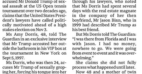 Former Model Accuses Trump Of Sexual Assault Album On Imgur