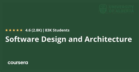 Software Design And Architecture Coursera