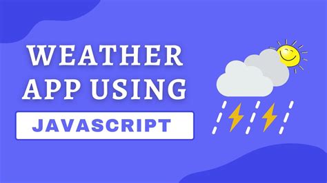 Weather App Using Html Css And Javascript Openweathermap Alternate Apis Tutorial With Source