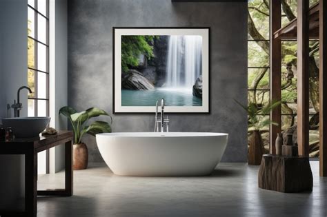 Premium Ai Image Calming And Serene Atmosphere Interior Generative Ai