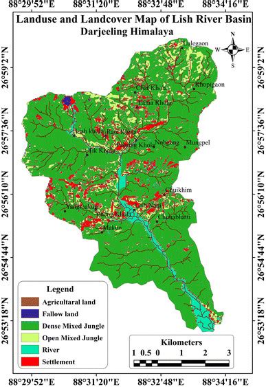 0 Land Use Cover Map Of Lish River Basin Download Scientific Diagram