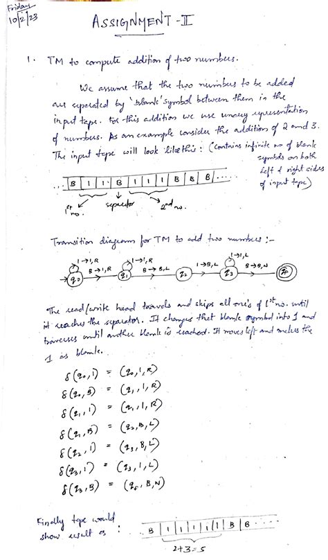 tm decidable recursive iolo 1os assinment i tm to conpuli addihon