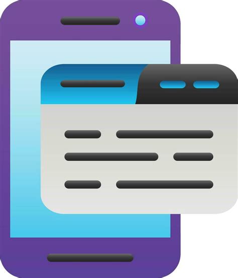 Mobile App Vector Icon Design 26026490 Vector Art At Vecteezy