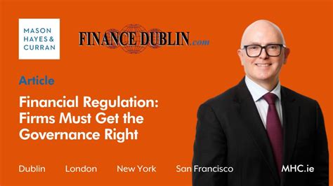 Mason Hayes And Curran Llp On Linkedin Financialregulation Financialservices Mhclaw