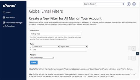 Web Hostech How To Set Email Filters In CPanel