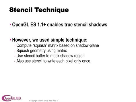 Ppt Advanced Rendering Techniques With Opengl Es 11 Powerpoint