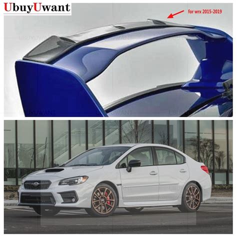 실제 탄소 섬유 자동차 후면 윙 트렁크 립 스포일러 스바루 Wrx Sti 4th 2015 2016 2017 2018 2019 2020 2021 Aliexpress