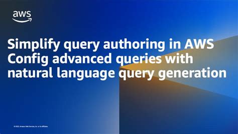 Oleksii Bebych On Linkedin Simplify Query Authoring In Aws Config Advanced Queries With Natural…