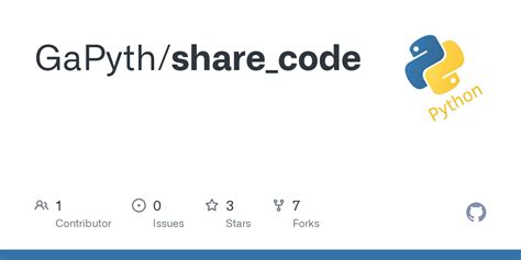 github gapyth share code