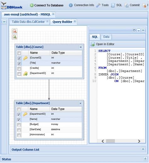web based database management database journal