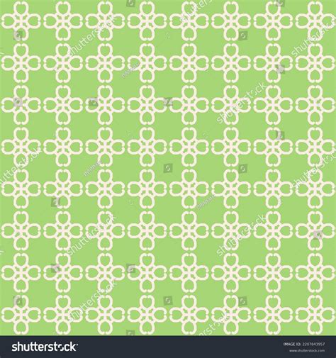 Cute Hand Drawn Square Tile Pattern Stock Illustration 2207843957