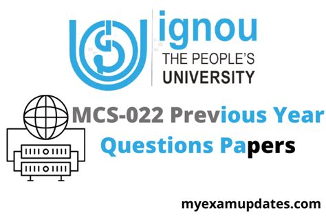 Ignou Mcs 022 Previous Years Questions Paper My Exam Updates