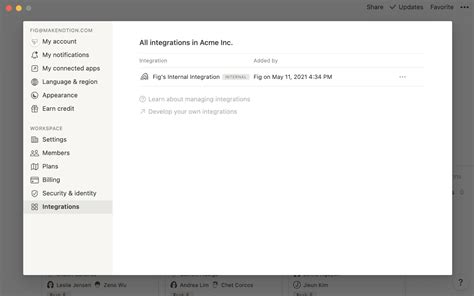notion api integrations notion帮助中心