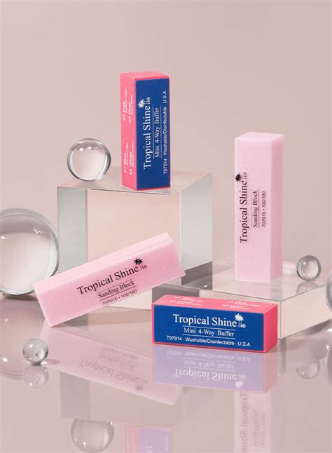 Tropical Shine Premium Nail Files And Buffers For Perfect Nails