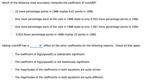 Solved 11 Using Lagged Dependent Variables As Proxy