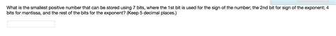 solved what is the smallest positive number that can be
