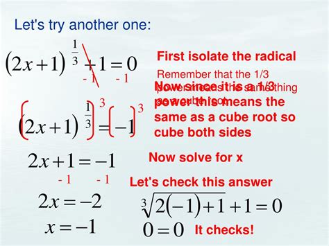 Ppt Radical Equations Powerpoint Presentation Free Download Id1307901