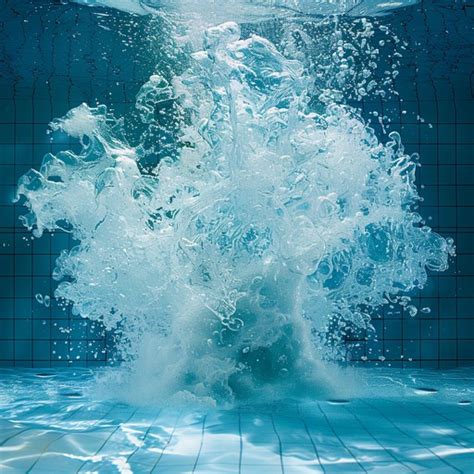 Free Underwater Explosion Captured Image Water Explosion Pool Download At Stockcake