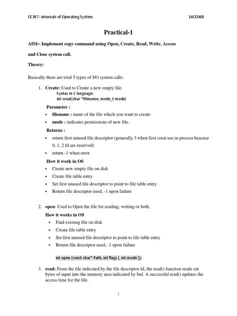 Internals Of Operating Systems Pdf Thread Computing Computer File
