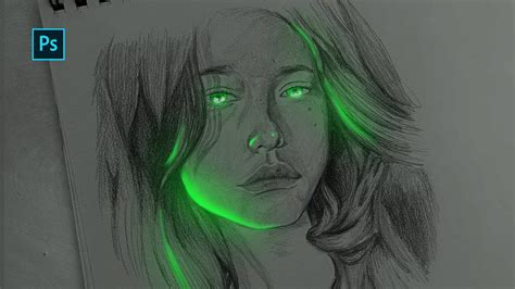Adobe Photoshop How To Draw Glowing Lines With Glitter Effect Inside My XXX Hot Girl