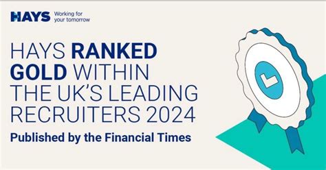 Hannah Riddett On Linkedin We Are Proud To Announce That Hays Has Been