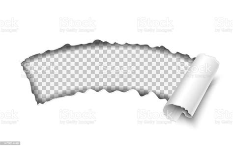 흰색 배경에 찢어진 3d 현실적인 종이 텍스트를 위한 공간이 있는 템플릿 디자인 0명에 대한 스톡 벡터 아트 및 기타 이미지 0명 3차원 형태 가장자리 Istock