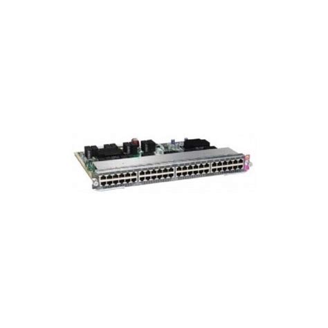 Cisco WS X4748 UPOE E Network Switch L2 Gigabit Ethernet 10 100 1000 Power Over Ethernet PoE