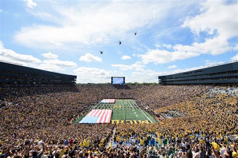University Of Michigan Football Stadium Map