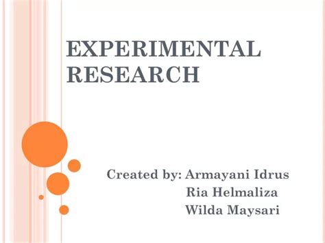 Ppt Experimental Research Powerpoint Presentation Free Download Id 1905501