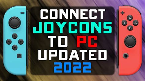 How To Connect Nintendo Joycon To Pc