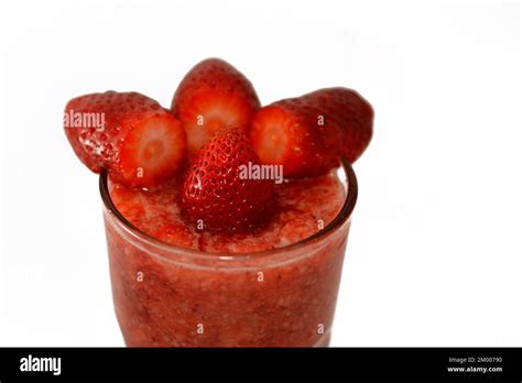 Fresh Strawberry Fruit Juice The Garden Strawberry Is A Widely Grown