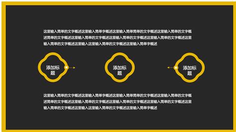 项目进度 黄色简约商务3项ppt 疯狂ppt