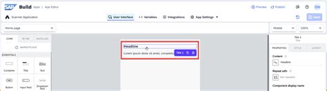 Create An Application With SAP Build Apps SAP Tutorials