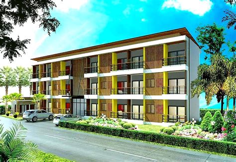 งานออกแบบโรงแรม 3 ชั้น Modern Style🏡 📌ขนาด 36 ห้องพักอาศัย 📌พื้นที่ใช้สอย 26 ตรมต่อห้อง 📌