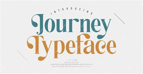 우아한 알파벳 문자 글꼴 클래식 현대 세리프 레터링 최소한의 패션 디자인 타이포그래피 장식 글꼴 브랜딩 웨딩 로고 벡터 일러스트 레이 션 프리미엄 벡터