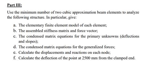 Solved Part Iii Use The Minimum Number Of Two Cubic