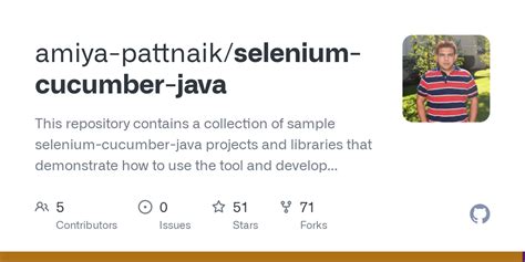 Github Amiya Pattnaik Selenium Cucumber Java This Repository Contains A Collection Of Sample